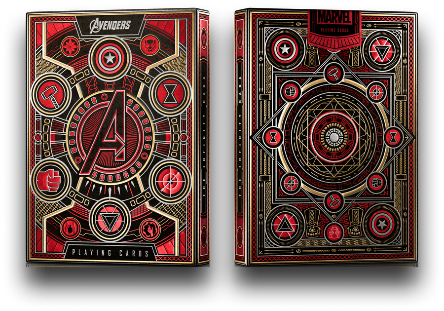 Avengers Red Edition Playing Cards | theory11