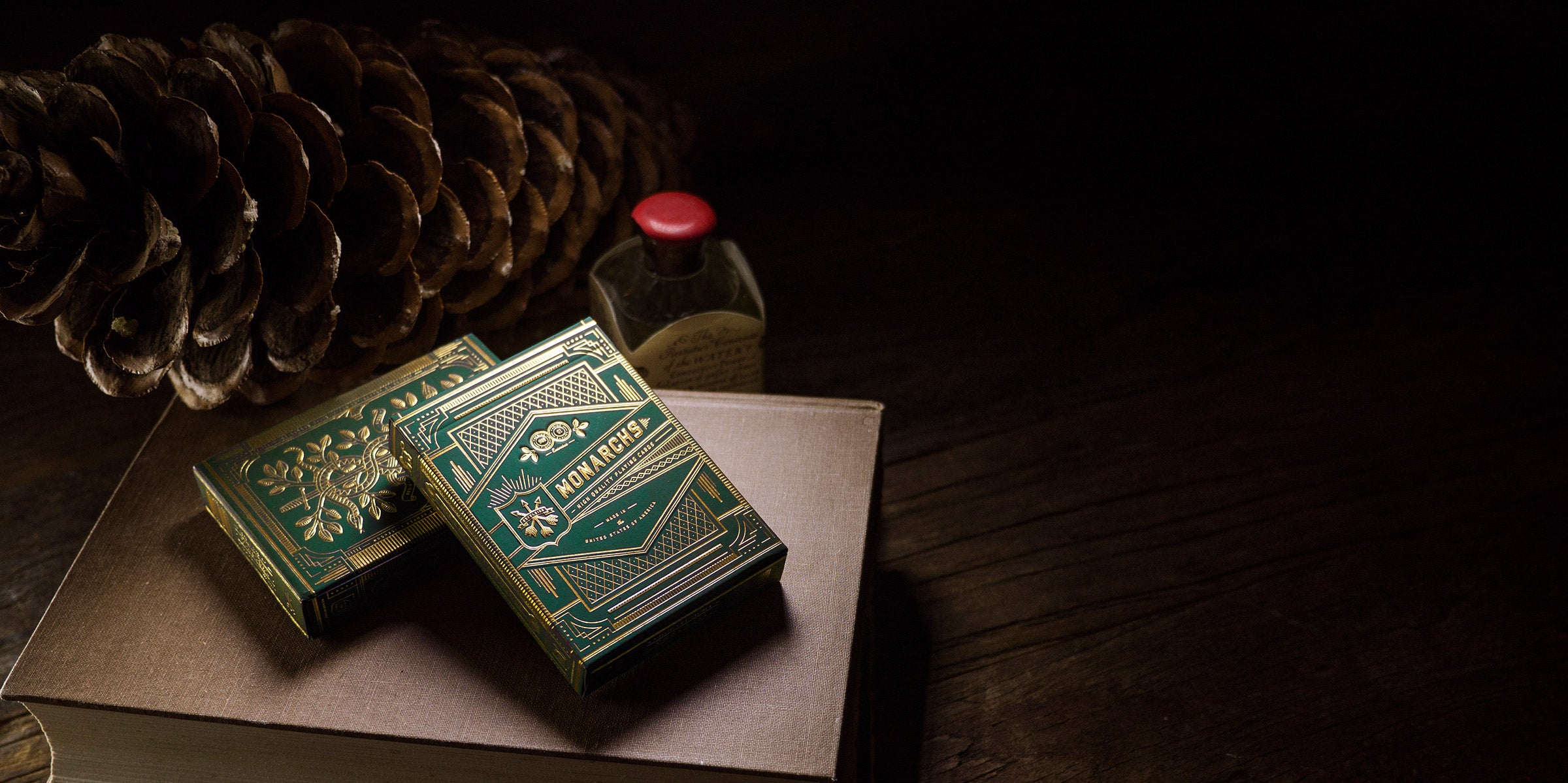 Green Monarch Playing Cards | theory11