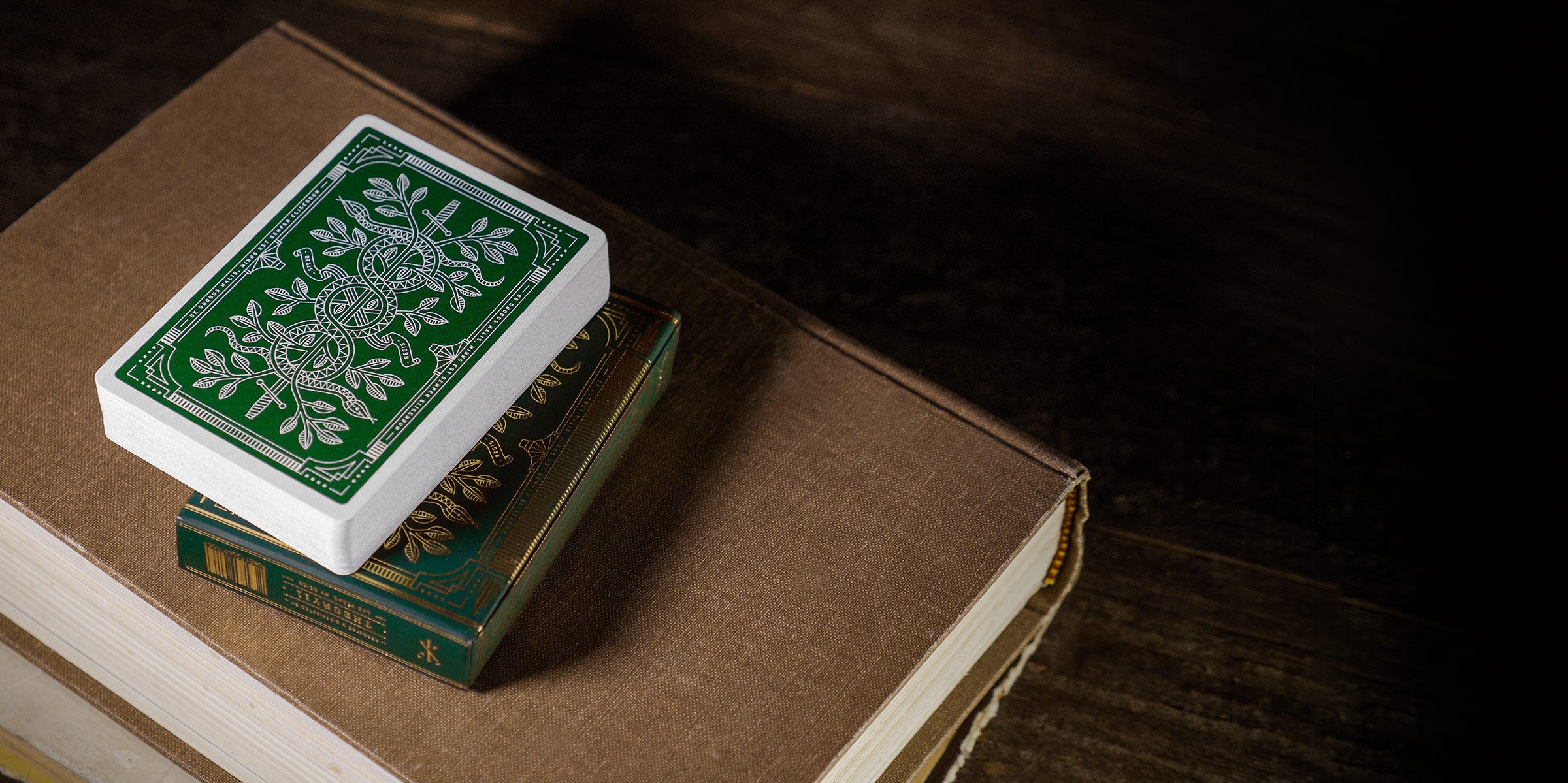 Green Monarch Playing Cards | theory11
