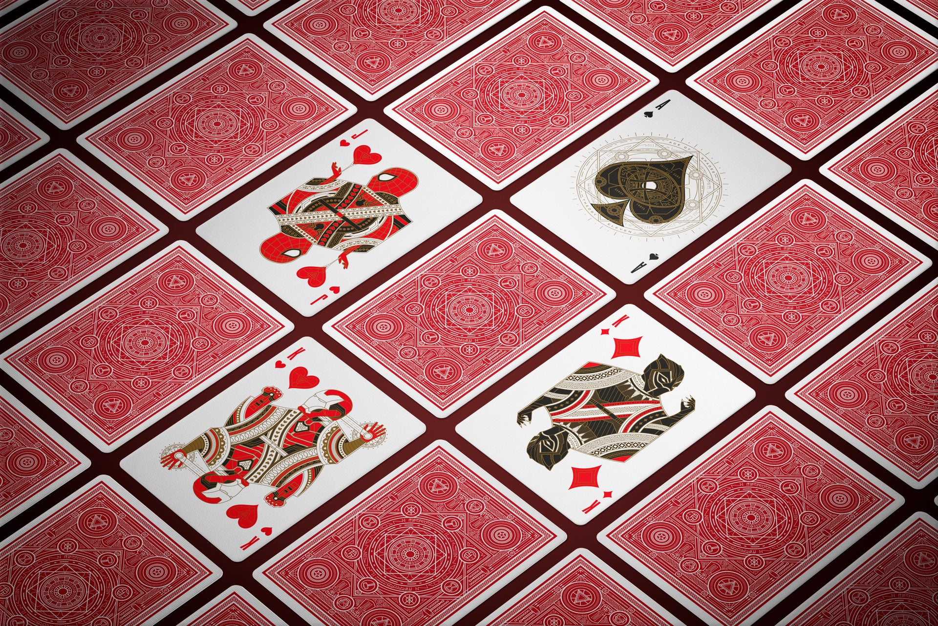 Avengers Red Edition Playing Cards | theory11