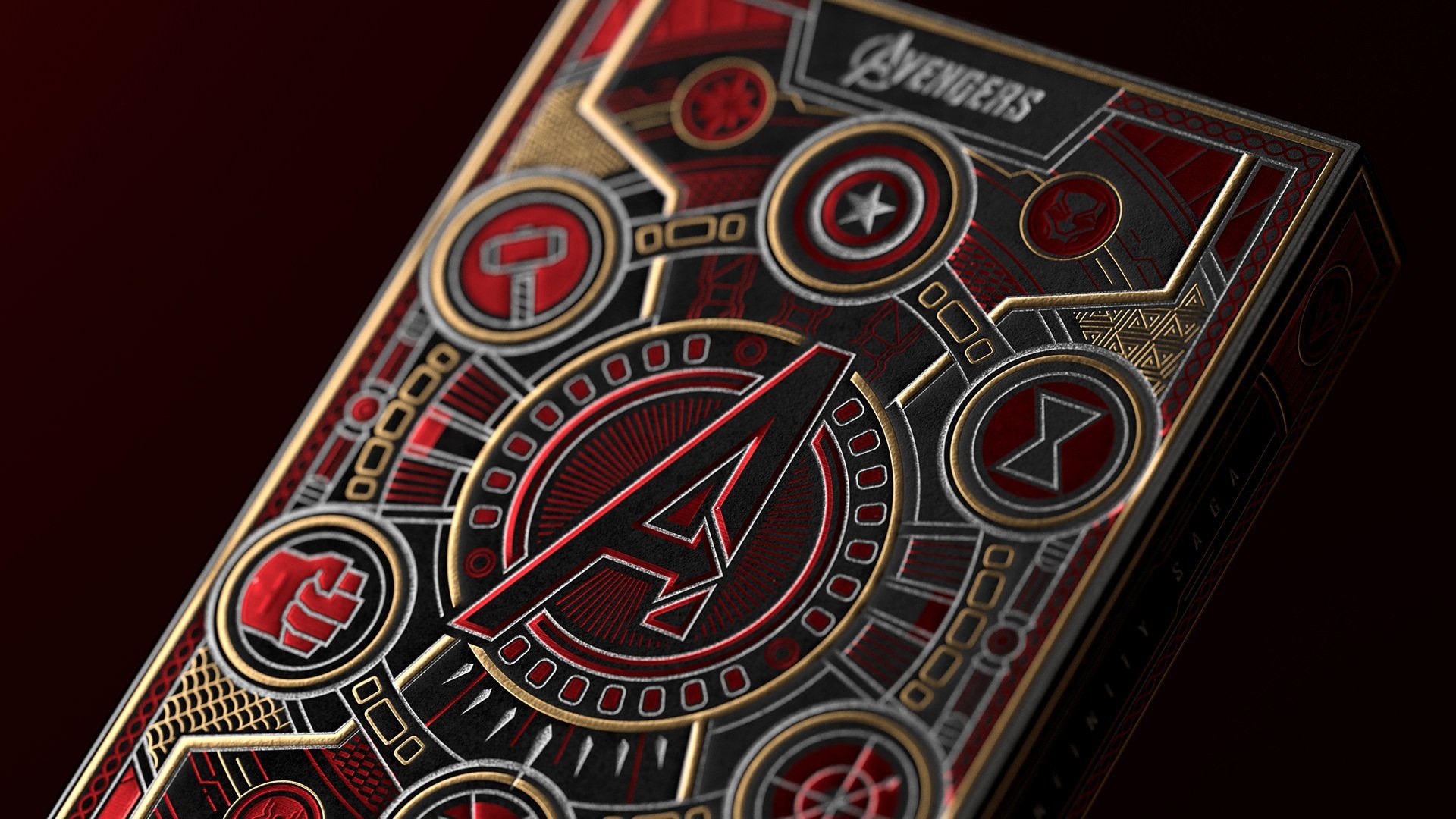 Avengers Red Edition Playing Cards | theory11